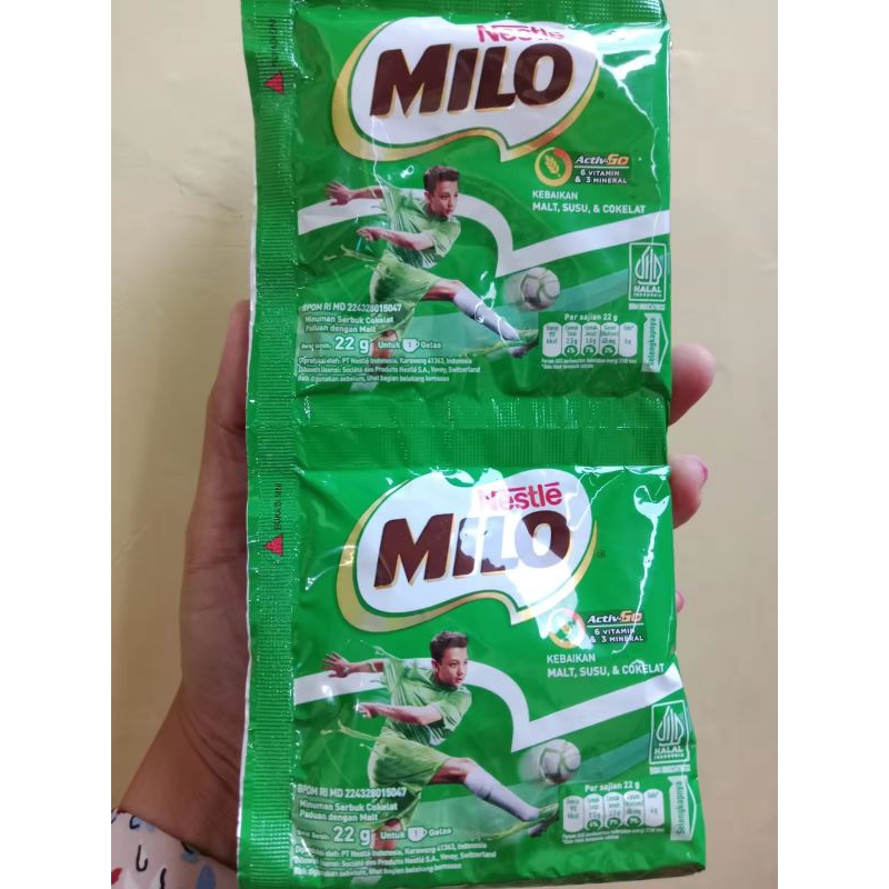 Jual Milo Activ-Go Susu bubuk Sachet 22gr RENCENG | Shopee Indonesia