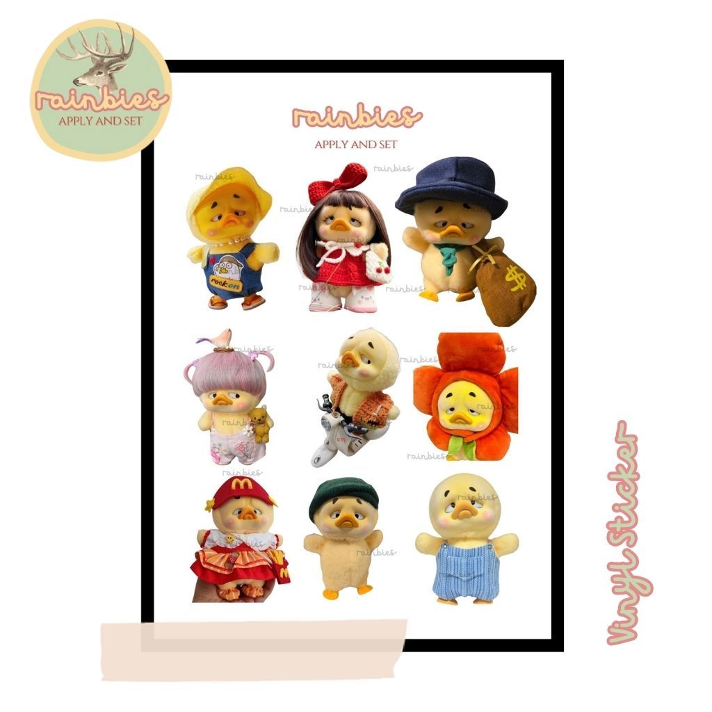 Jual Sticker Upset Duck Stiker Vinyl Waterproof Tahan Air Size A6 HP ...