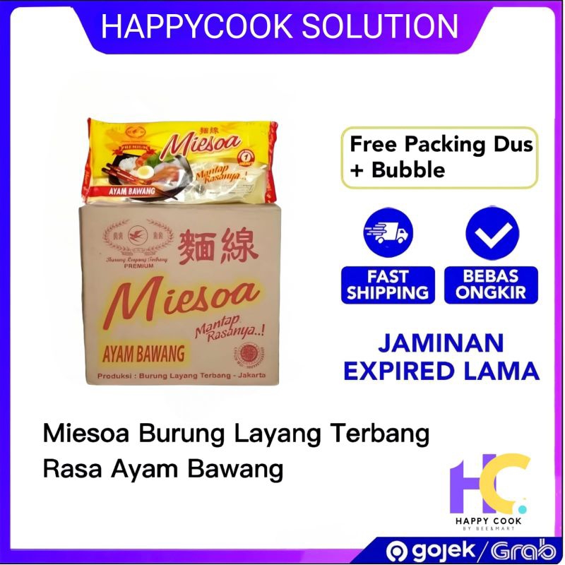 Jual HAPYCOOK||MIESOA/MISUAH/MIE SUA/CAP BURUNG LAYANG TERBANG | Shopee ...