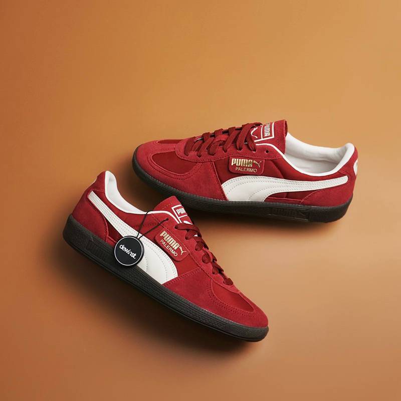 Jual Puma Palermo OG Intense Red Warm White | Shopee Indonesia