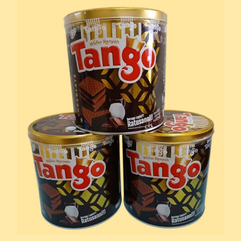 Jual Wafer Tango varian coklat (kaleng) | Shopee Indonesia