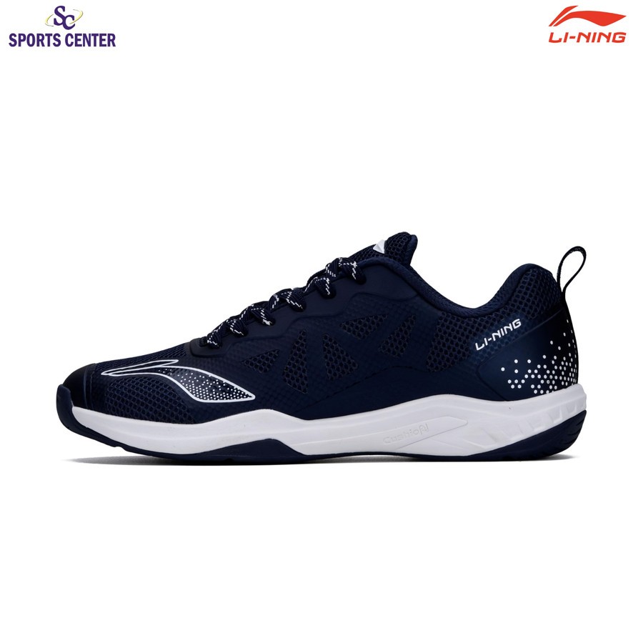 Jual New Sepatu Badminton Lining Aero Fly AYTU033 Navy White | Shopee ...
