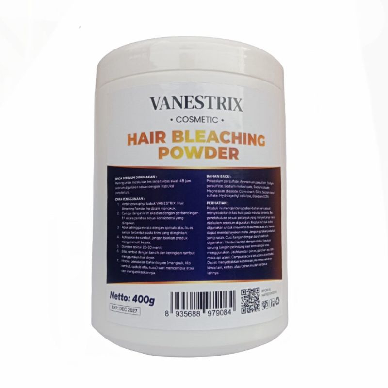 Jual Hair Bleaching Powder Vanestrix Bubuk Pewarna Warna Cat Semir ...