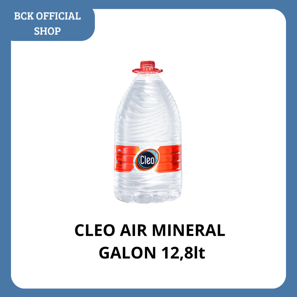Jual CLEO AIR MINERAL GALON 12,8liter / AIR MINUM GALON CLEO 12,8liter | Shopee Indonesia