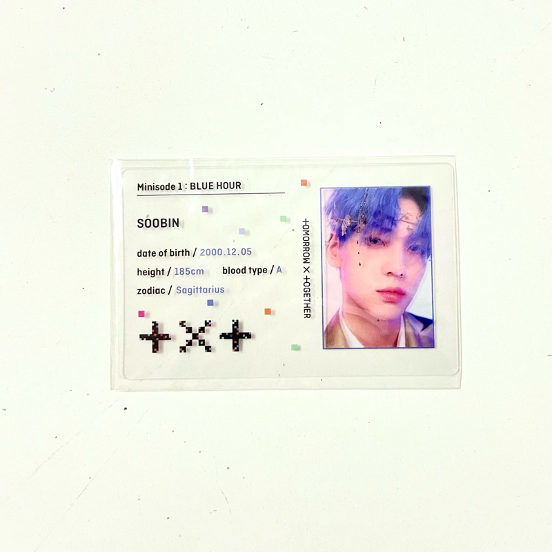 Jual TXT Photocard Minisode1 Blue Hour VR Soobin | Shopee Indonesia