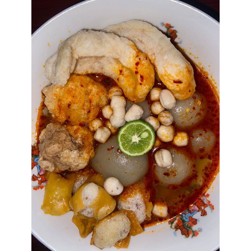 Jual Baso Aci Paket Komplit Ayam Suwir Pedas telur puyuh dan topping ...