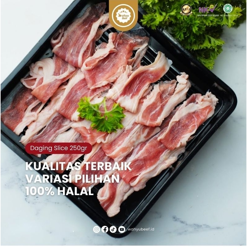 Jual Beef Slice (Fat) - Grass Fed Beef / Organik - Wahyu Beef / Nora ...