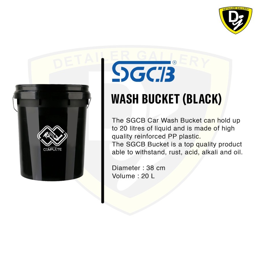 Jual SGCB Car Wash Bucket Black SGGD226 Ember Cuci Mobil | Shopee Indonesia
