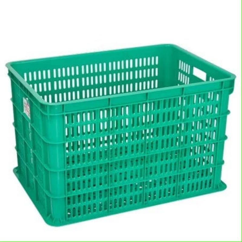 Jual Keranjangan Container Rak susun Hijau Keranjang Industri Roti ...