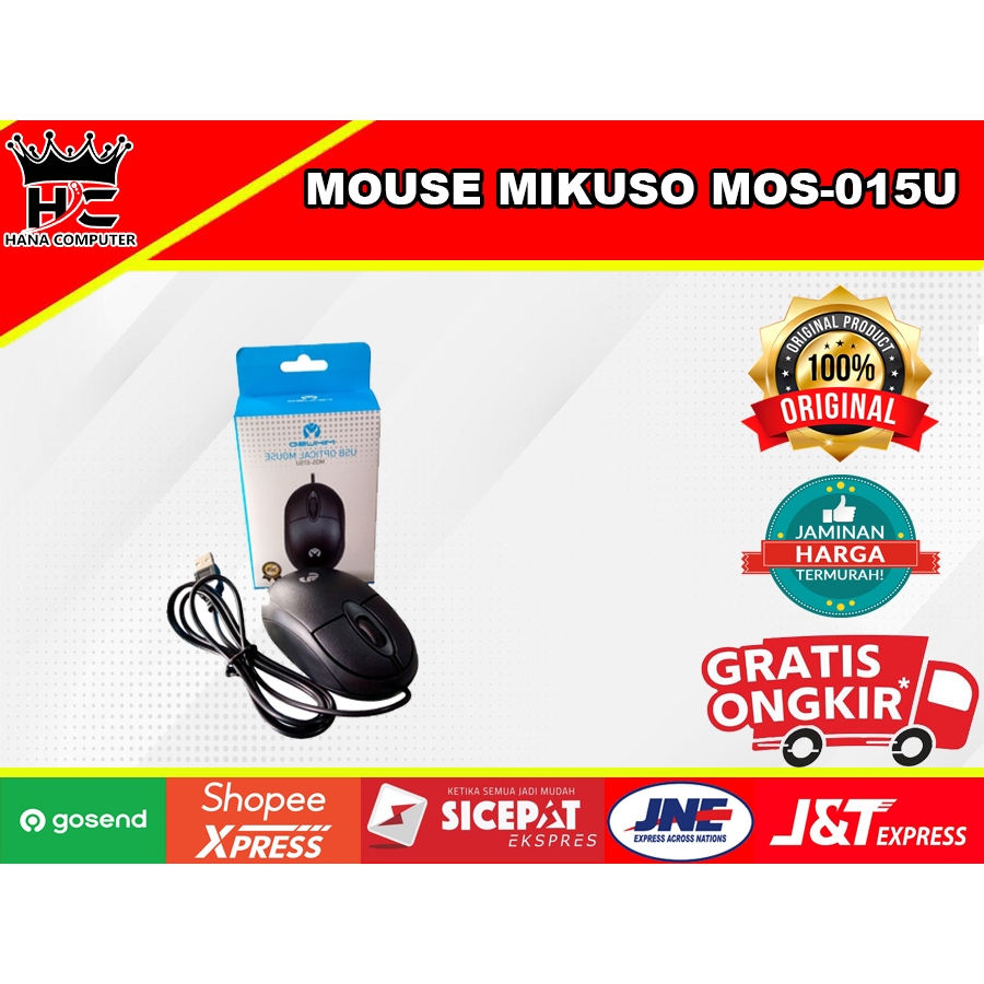 Jual MOUSE KABEL MIKUSO MOS-015U | Shopee Indonesia
