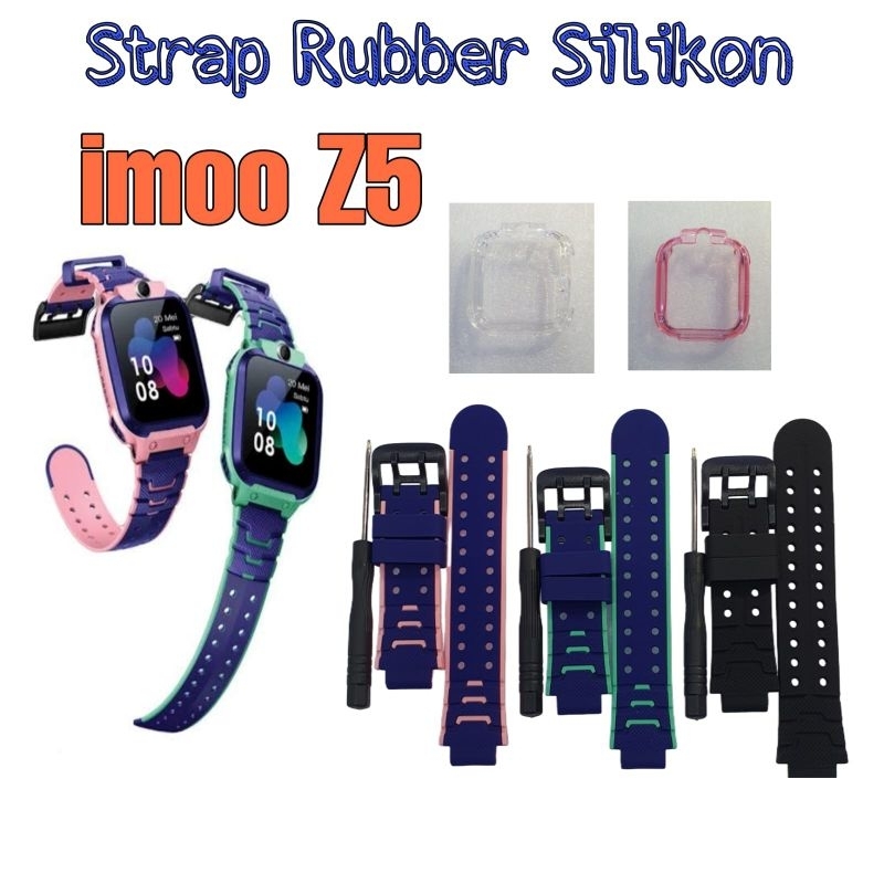 Jual IMOO Z5 strap Rubber Silicone Silikon tali jam imo z5 | Shopee ...