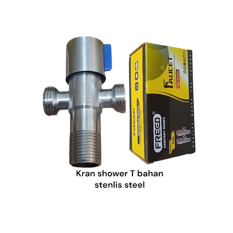 Jual Tee Kran Shower Toilet 1/2" single / Double Stainless | Shopee ...