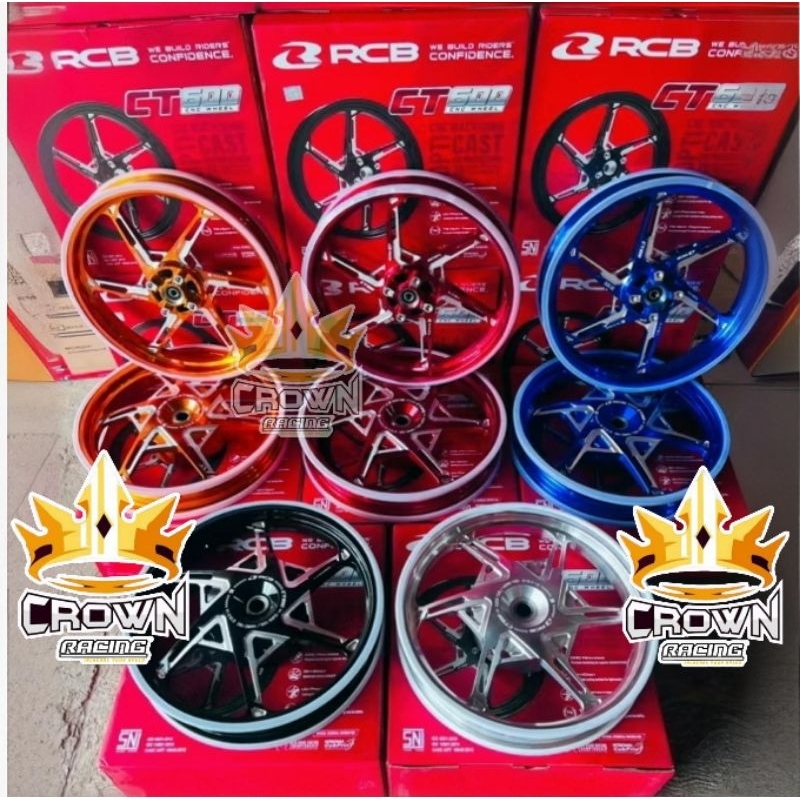 Jual Velg RCB CT600 Aluminium CNC Casting Wheel T6 Heat Treatment Beat ...