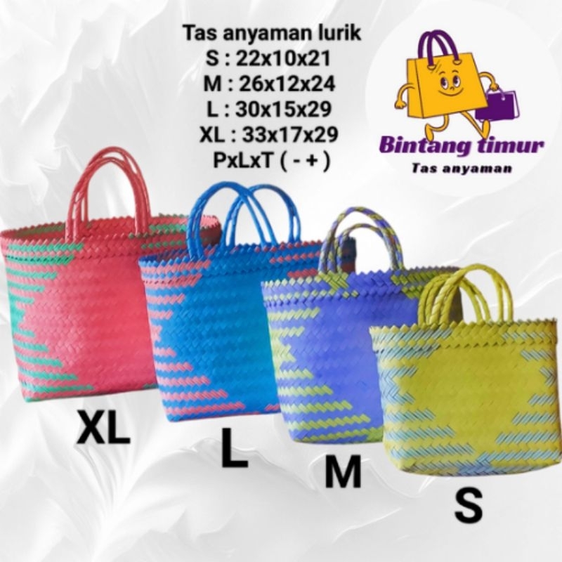 Jual Tas Anyaman Plastik Untuk Hajatan/Tas Paket Sembako/Tas Anyaman ...