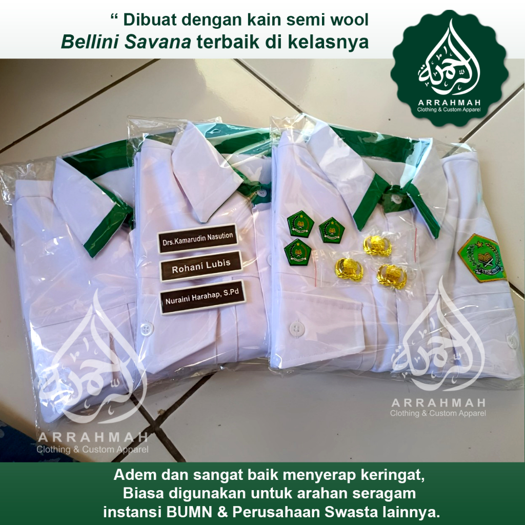 Jual BAHAN ORIGINAL Bellini Savana Kusus Seragam INSTANSI BUMN Pakaian ...