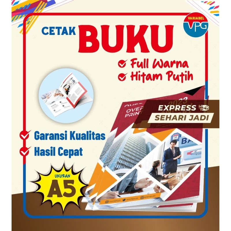 Jual CETAK BUKU A5 [] PRINT BUKU A5 [] CETAK/PRINT BUKU A5 BERWARNA ...