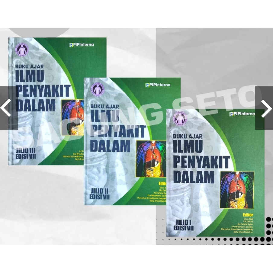 Jual Buku IPD ORIGINAL - Buku Ajar Ilmu Penyakit Dalam Edisi VII Jilid ...