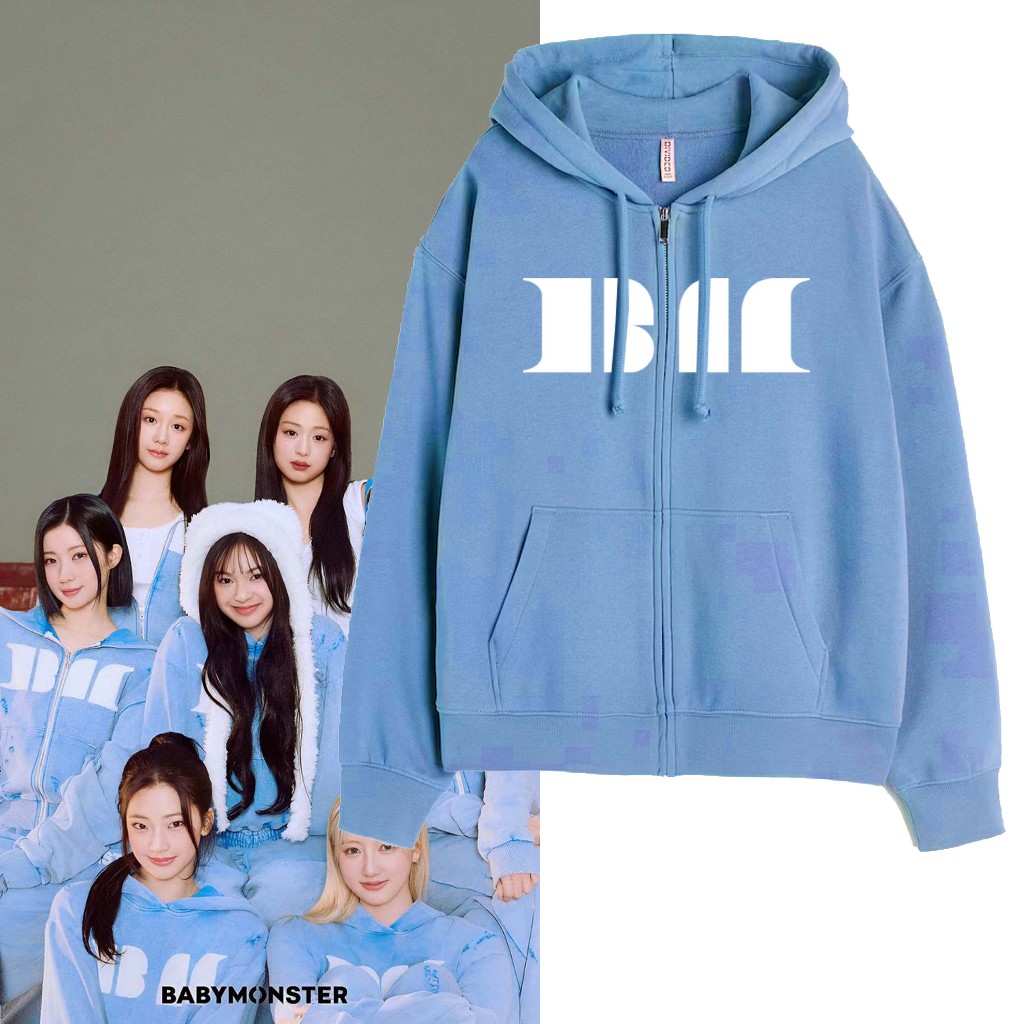 Jual Jaket Hoodie Zipper Baemon Babymonster / Jaket Unisex Babymonster ...