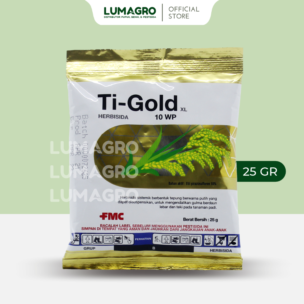 Jual Herbisida Ti Gold 10WP 25gr Etil Pirazosulfuron Pengendali Gulma ...