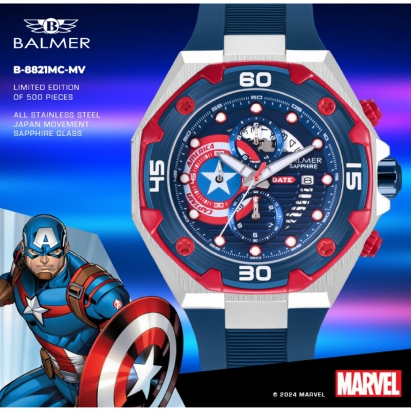 Jual LIMITED EDITION Jam Tangan Pria Original BALMER B.8821MC.MV ...