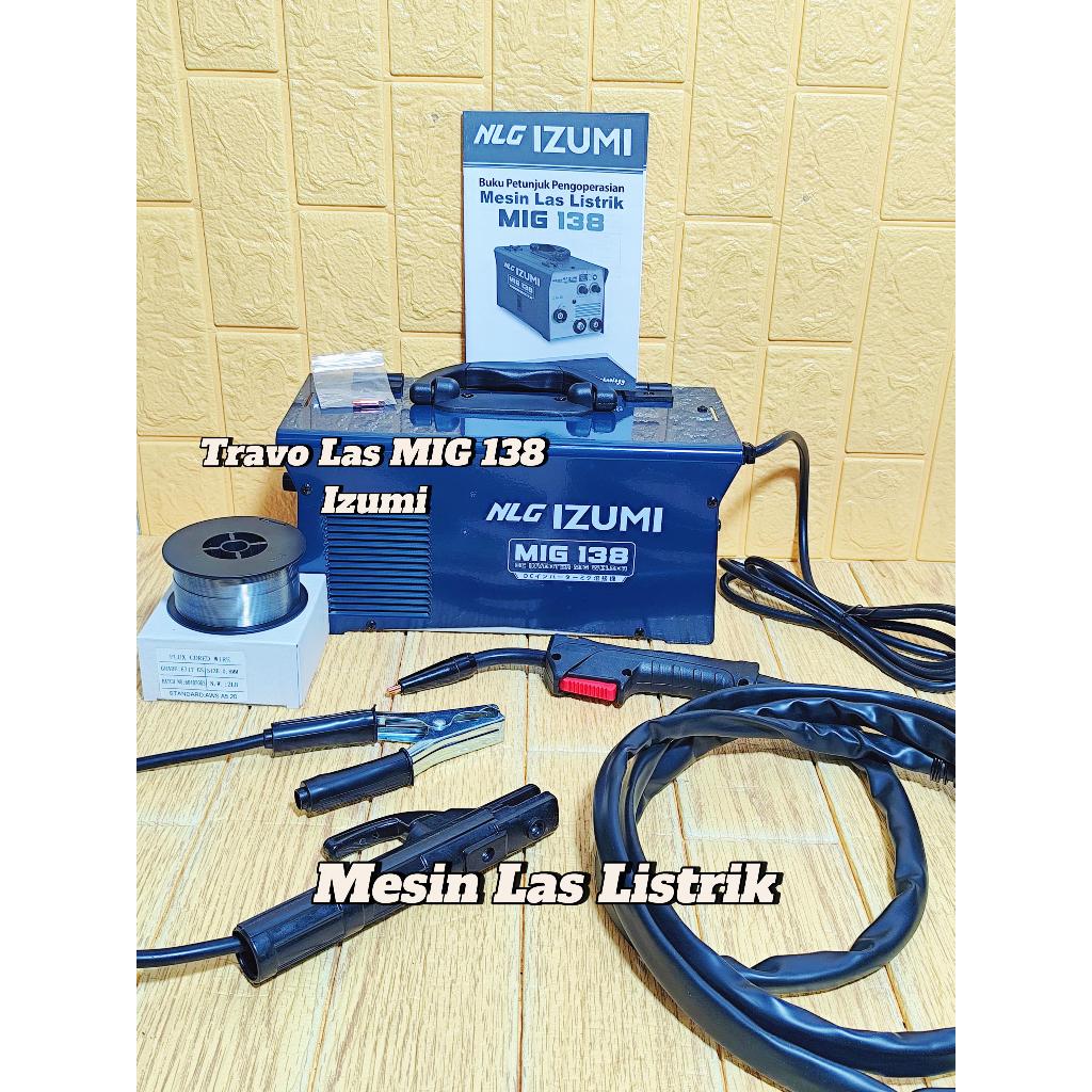 Jual Mesin Las MIG 138 NLG IZUMI Inverter Welding Travo Las CO2 Tanpa ...