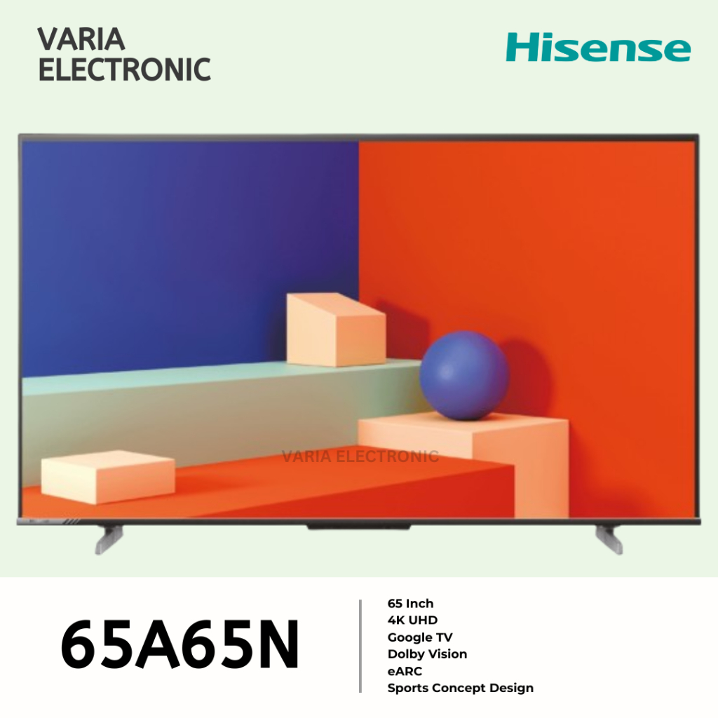 Jual LED TV Hisense 65 Inch 65A65N 4K UHD Google TV | Shopee Indonesia