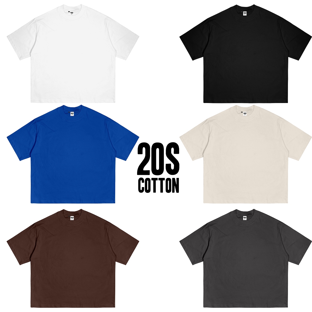 Jual WUSH CLUB 20S BOXY FIT HEAVYWEIGHT TEE BAJU KAOS DISTRO PRIA ...