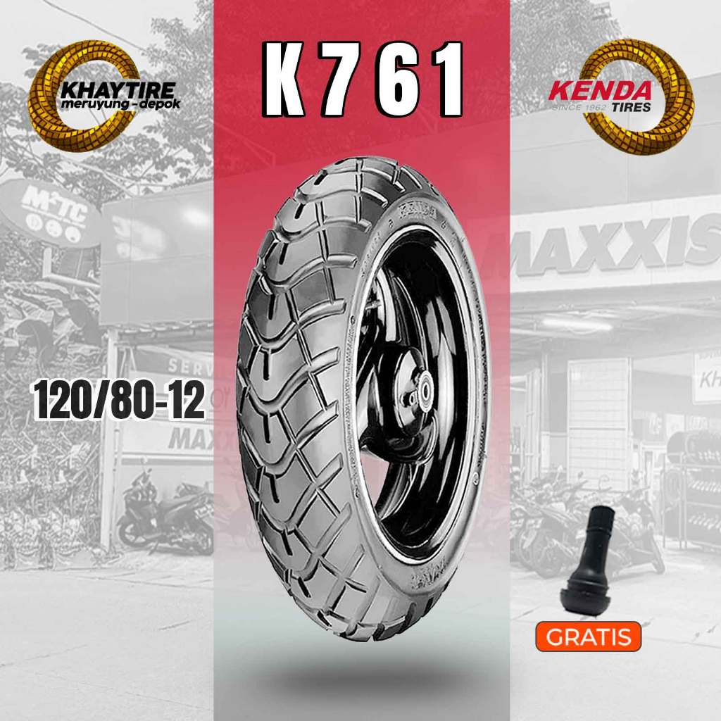 Jual Ban Motor Vespa Matic KENDA COOL K761 120/80 Ring 12 Tubeless | Shopee Indonesia