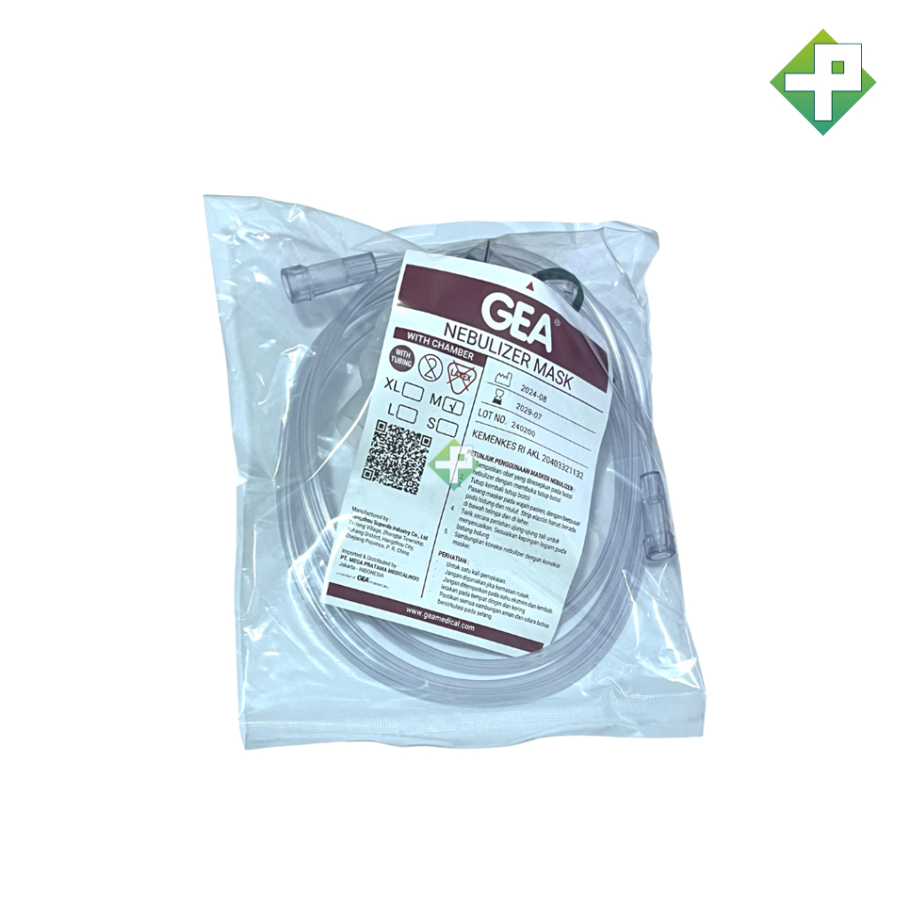 Jual Masker Nebulizer GEA / Nebulizer Mask With Camber PCS | Shopee ...