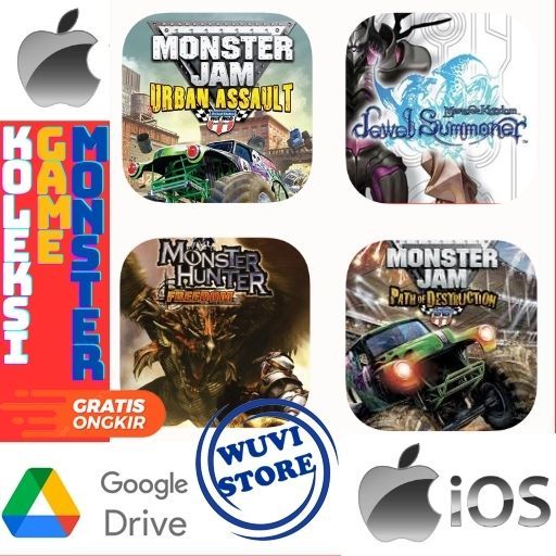 Jual IOS Monster PPSSPP Koleksi Game | Bisa di IOS / Android / PC Plus ...