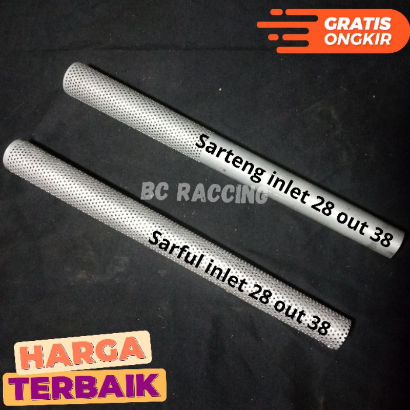 Jual Saringan knalpot raccing model kerucut inlet 28 out 38 copy cms ...