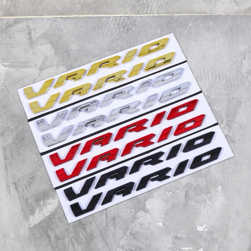 Jual Stiker Emblem Vario 160 Sticker Logo Timbul Full Body Cbs Abs ...