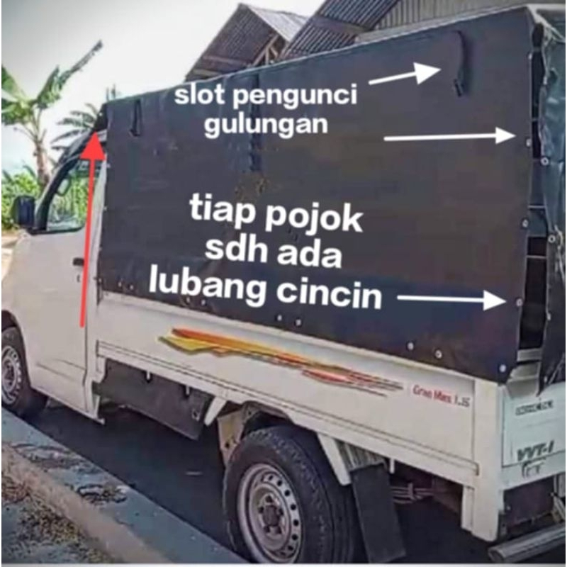 Jual terpal krodong mobil sayur panther fd, kijang short fd, model ...
