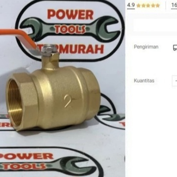 Jual Ball Valve ONDA 2" Kuningan Brass Stop Kran Gate Valve Gagang Handle | Shopee Indonesia