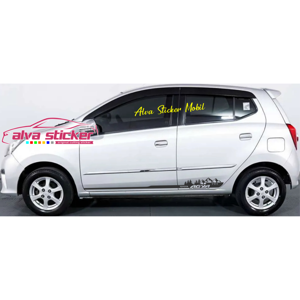 Jual sticker agya stiker list body agya sticker mobil toyota agya ...