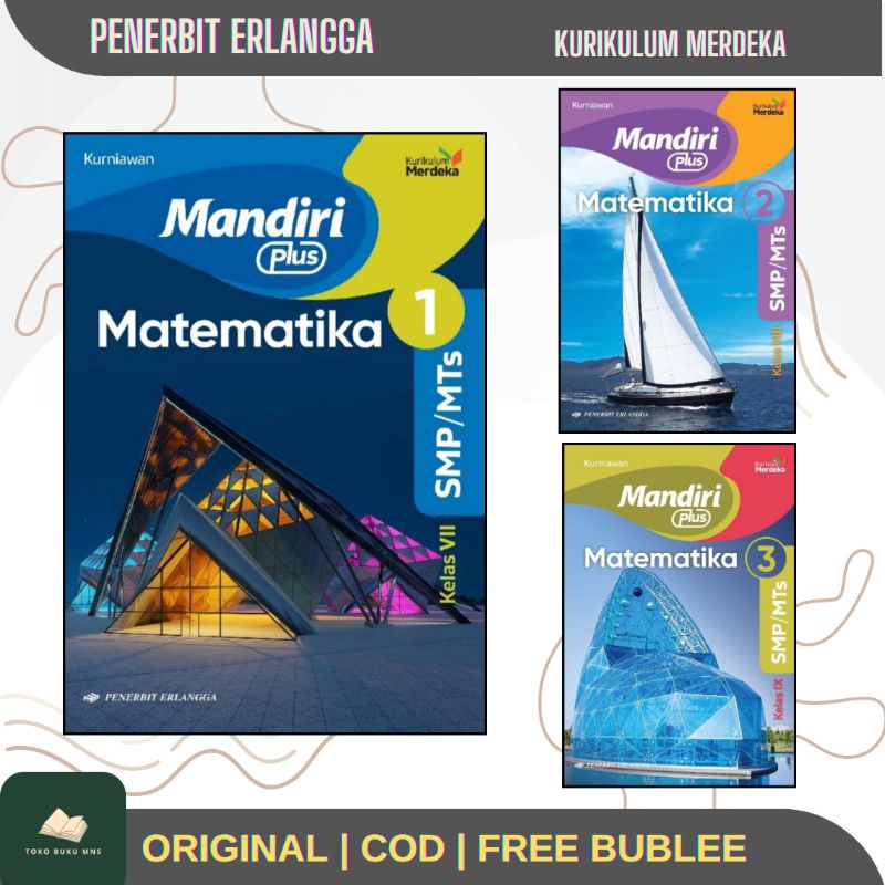 Jual Mandiri Plus Matematika SMP/MTs Kelas 7 8 9 K Merdek Erlangga | Shopee Indonesia