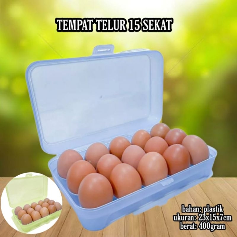 Jual tempat telur / kotak telur / tempat telur 15 sekat | Shopee Indonesia