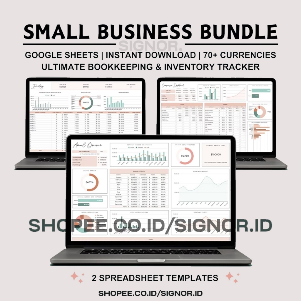 Jual [T8012] Akuntansi Usaha & Bisnis: Pelacakan Keuangan, Pendapatan, Pengeluaran - Lacak ...