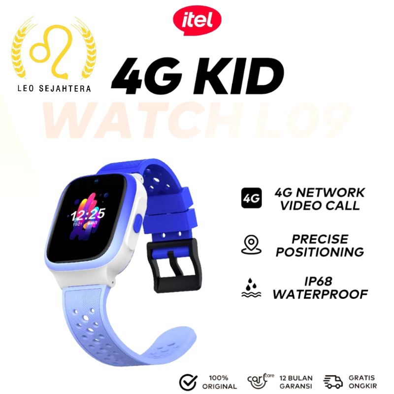 Jual Smartwatch jam tangan anak itel 4G Kid sim card bisa telpon jaringan 4G garansi resmi 1 ...