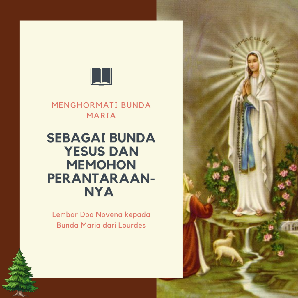 Jual Lembar Doa Katolik Novena kepada Bunda Maria dari Lourdes: Mohon Bantuan Penyertaan Bunda ...