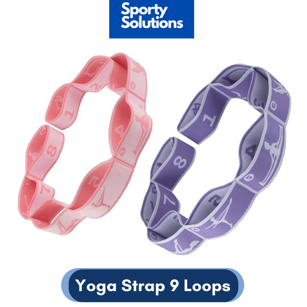 Jual Resistance Band Stretching 9 Loops Dewasa Tali Yoga Pilates ...