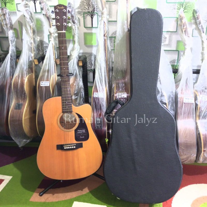 Jual gitar bekas second fender CD 140 SCE NAT original | Shopee Indonesia