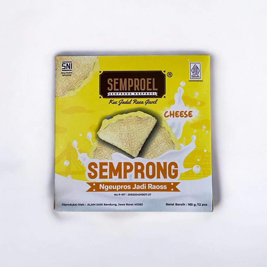 Jual SEMPROEL - Semprong Ngeproel Crepes Kotak Rasa Cheese | Kue ...