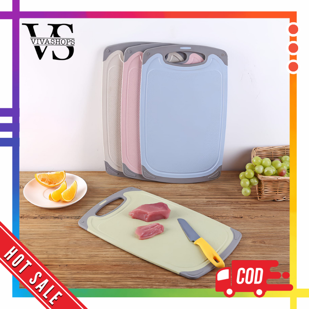 Jual Talenan Tebal Potong Daging Buah Sayur Premiun Jerami Gandu Food ...