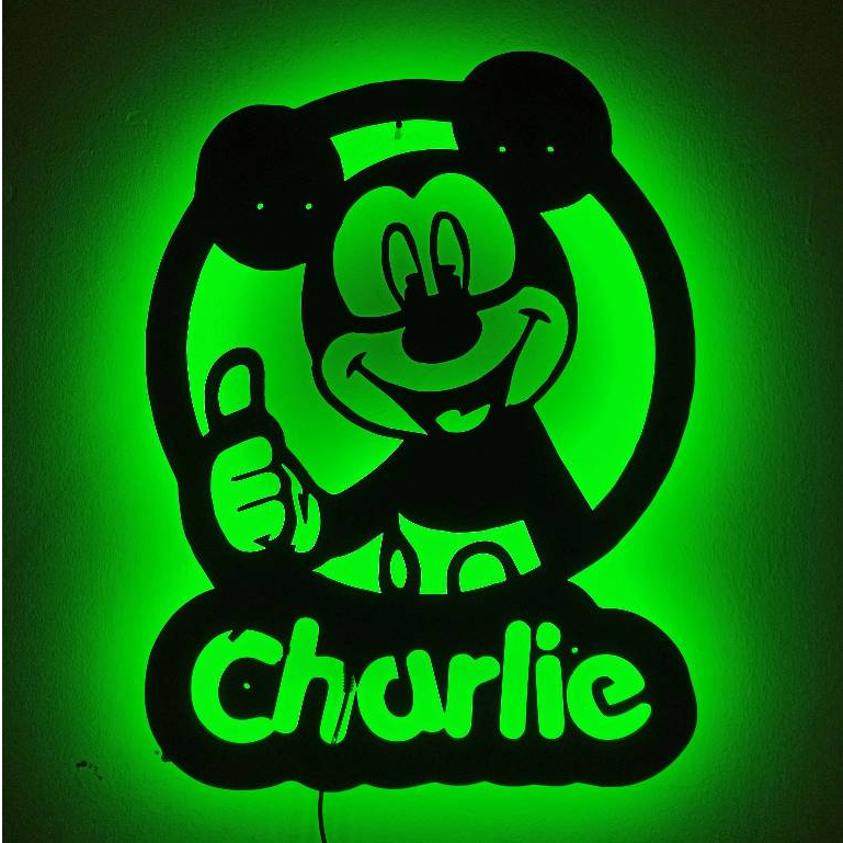 Jual LAMPU HIAS MICKEY MOUSE AESTHETIC / KAMAR / RUANG TAMU / DINDING ...