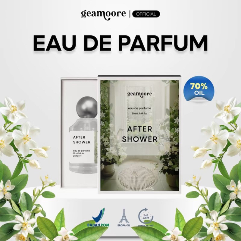 Jual GEAMOORE 70% OIL, SERIES EDP, PARFUM BARU GEAMOORE TAHAN LAMA ...