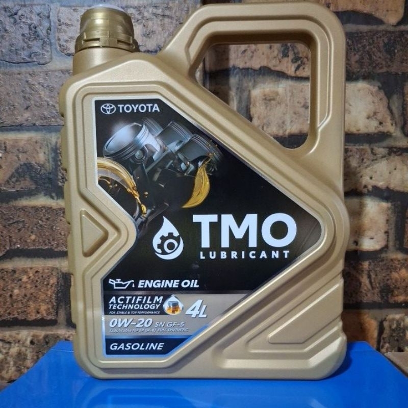 Jual OLI MESIN TMO 0W-20 SN GF-5 FULL SYNTHETIC FORMULA GASOLINE 4 LITER | Shopee Indonesia