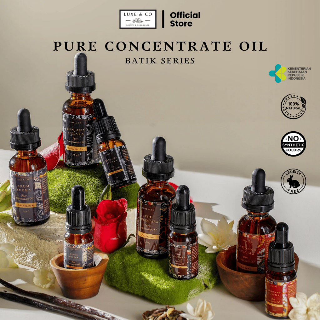 Jual Pure Concentrate Oil Aromatherapy Batik Series Set Essential Oil | Shopee Indonesia