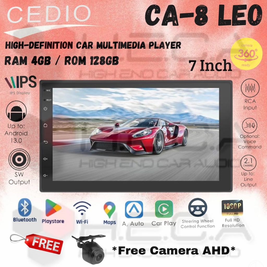 Jual CEDIO CA-8 LEO 7" Inch Android 4/128 GB Head Unit CarPlay CA8 Tape ...