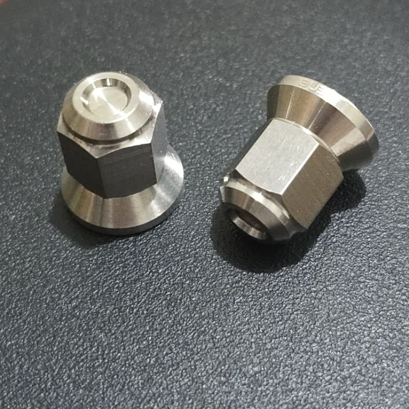 Jual mur probolt topi 12 new model silver stainless cnc bowl matte head ...
